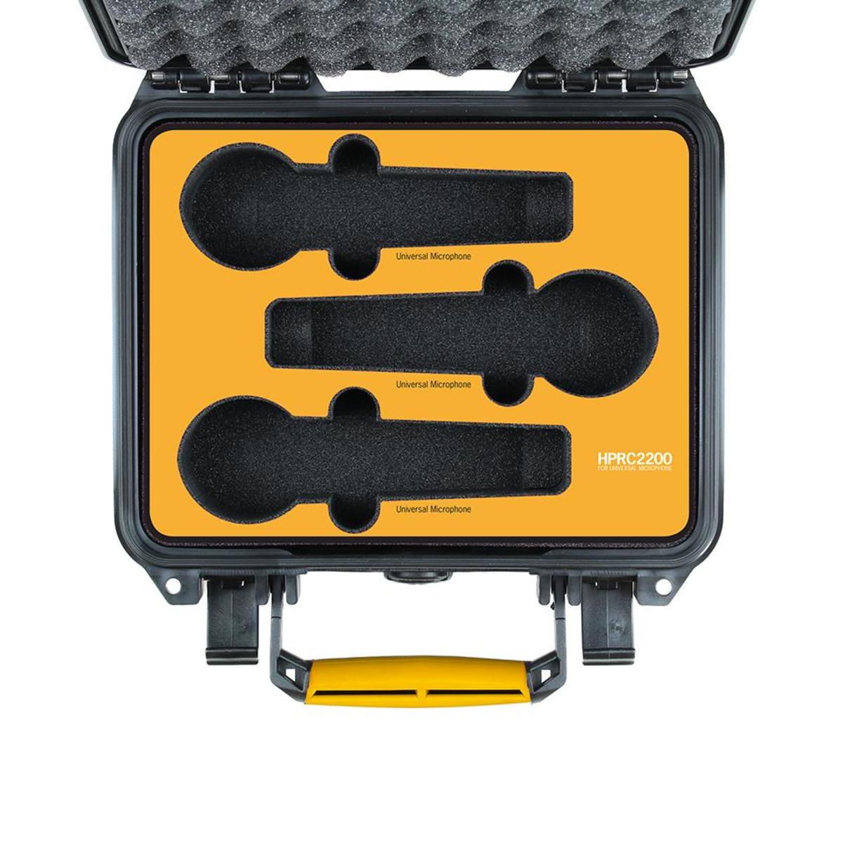 HPRC 2200 For 3 Universal Microphones | The Case Shop